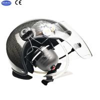 China Carbon fiber Paramotor helmet PPG helmet with high noise cancel headset EN966 certificated 3M Paramotoring for sale
