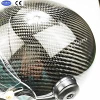 China Carbon Fiber Active Noise Reduction Paramotor Helmet With Full Headset Factory Directly Sale Powered Paragliding Helmet for sale