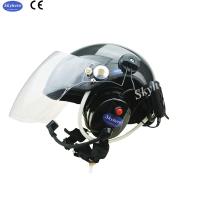 China Carbon Fiber Paramotor Helmet PPG Helmet With High Noise Cancel Bluetooth Headset EN966 Certificated Paramotoring for sale