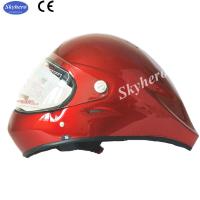 China Skate boarding helmet full face CE Full face paragliding helmet red colour Long board helmet for sale