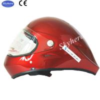 China Skate boarding helmet full face CE Full face paragliding helmet red colour Long board helmet for sale