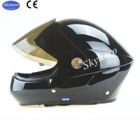 China Black White Hang glider helmet full face Paraligliding helmet 850g+/-50g EN966 certification for sale