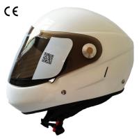 China Black White Hang glider helmet full face Paraligliding helmet 850g+/-50g EN966 certification for sale