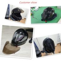 China High quality Full face Paragliding helmet GD-F Red colour By fiber glass material for sale
