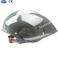 China Real carbon material EN966 standard Paragliding helmet 330g+/-50g super light color fiber carbon for sale