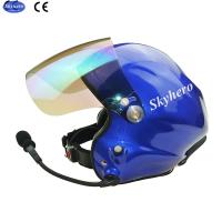 China Hot sale Noise cancel Powered paraglider helmet Blue paramotor helmet Color blue red black for sale