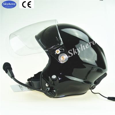 China Noise Cancel Paramotor Fly Helmets GD-G Black Colour With Full Headset Paramotoring for sale
