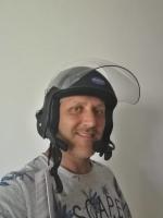 China Grey Paramotor helmet GD-G with full headset PPG helmet  Noise cancel powered paragliding helmet for sale