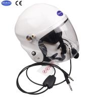 China White Noise Cancel Paramotor Helmet With Goprobase Professional Factory for sale