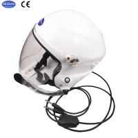 China Noise Cancel PPG  Black Helmet With Full Headset EN966 Certificated Paramotor Helmet China Supplier blue red black for sale