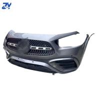 China PP Front Bumper Rear Bumper Side Skirt Body Kit Auto Parts for Mercedes-Benz GLA W247 Front Bumper with Grille Diffuser for sale