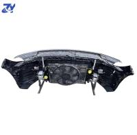 China PP Front Bumper Rear Bumper Side Skirt Body Kit Auto Parts for Mercedes-Benz GLA W247 Front Bumper with Grille Diffuser for sale