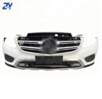 China For Mercedes-Benz GLC43 GLC300 AMG X253 W253 2016-2019 Front Bumper Kit with Grille Chrome Trim Kit for sale