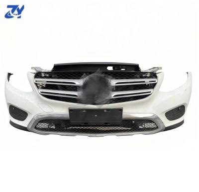 China For Mercedes-Benz GLC43 GLC300 AMG X253 W253 2016-2019 Front Bumper Kit with Grille Chrome Trim Kit for sale