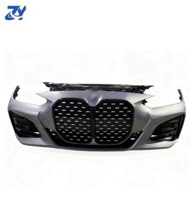 China For BMW 430 440i G22 G26 Car Spare Parts Body Kit Including Headlight Children's Black Front Bumper Assembly for sale