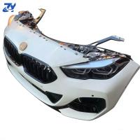China High Quality Used Body Kit Front Bumper Assembly with Grille Radiator Fan Parking Sensors and Headlights for BMW 2 Series F44 for sale