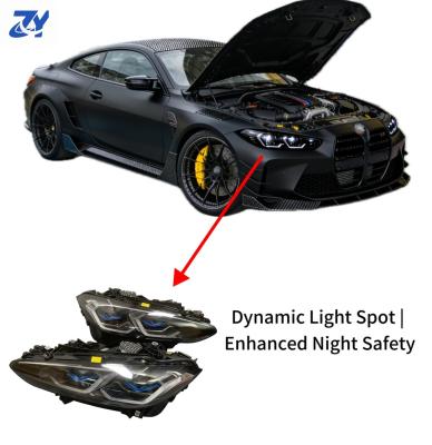 China Suitable for BMW M3 M4 Car Headlight G22 G23 G26 G28 Laser Light-emitting Diode Headlight for sale