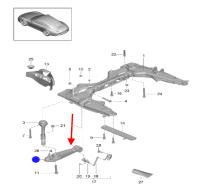 China For Porsche 911 991 Boxster 981 982 Cayman Original Equipment Manufacturer Lower Rocker Arm Front Suspension Control Arm for sale