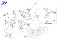 China For Maserati Ghibli 67004186 Front Control Arm Original Equipment Manufacturer High-quality Bushing Control Arm for sale
