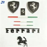 China Hot Selling High Quality Carbon Fiber Car logo for Ferrari F8 Spider&Tributo Car Emblem Badge for sale