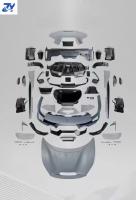 China Upgraded P-type car modified body kit 2012-2018 new dry carbon fiber parts 488 suitable for Ferrari's original standard bump for sale