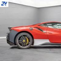 China Upgraded P-type car modified body kit 2012-2018 new dry carbon fiber parts 488 suitable for Ferrari's original standard bump for sale