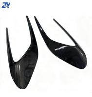 China For Ferrari 488 Carbon Fiber Side air Outlet Decoration Parts Side air Outlet Wind Knife Decoration Parts for sale