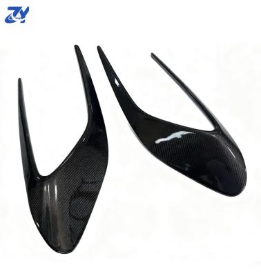 China For Ferrari 488 Carbon Fiber Side air Outlet Decoration Parts Side air Outlet Wind Knife Decoration Parts for sale