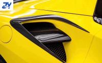 China For Ferrari 488 Carbon Fiber Side air Outlet Decoration Parts Side air Outlet Wind Knife Decoration Parts for sale