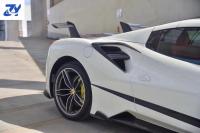 China For Ferrari 488 Carbon Fiber Side air Outlet Decoration Parts Side air Outlet Wind Knife Decoration Parts for sale