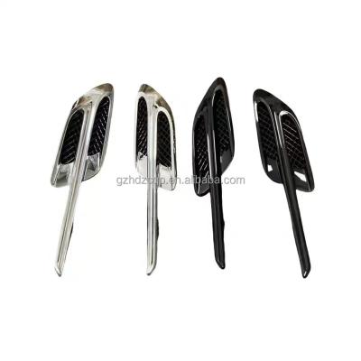 China High-Qulity Car Parts Fender Grill Electroplated Plastic Chrome Fender air Vent for Bentley Continental GT GTC for sale