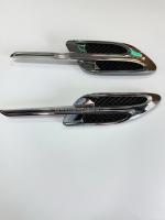 China High-Qulity Car Parts Fender Grill Electroplated Plastic Chrome Fender air Vent for Bentley Continental GT GTC for sale
