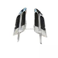 China Hot Selling Car Parts Fender Grill Electroplated plastic Chrome Fender air Vent for Bentley Bentayga for sale