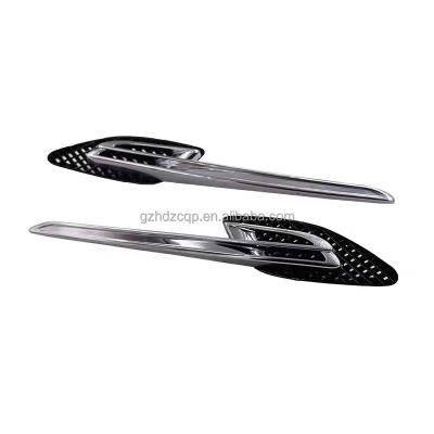 China High-Qulity Car Parts Fender Grill Electroplated plastic Chrome Fender air Vent for Bentley Continental GT GTC for sale