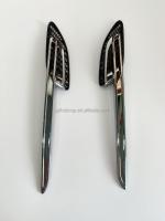 China High-Qulity Car Parts Fender Grill Electroplated plastic Chrome Fender air Vent for Bentley Continental GT GTC for sale
