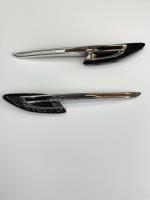 China High-Qulity Car Parts Fender Grill Electroplated plastic Chrome Fender air Vent for Bentley Continental GT GTC for sale