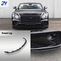 China For Bentley Continental GT High-Gloss Carbon Fiber Front Bumper Lip Kit New High Quality Body Kit for Upgrade for sale