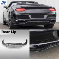 China For Bentley Continental GT High-Gloss Carbon Fiber Front Bumper Lip Kit New High Quality Body Kit for Upgrade for sale