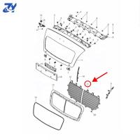 China Suitable for Bentley Continental GT GTC 2012-2017 Front Bumper Grille Middle Mesh Plate Radiator Grille for sale