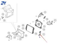 China For Lamborghini Two-wheel Drive EVO Original Equipment Manufacturer's Original Left and Right Cooler Bracket Usage Conditions for sale