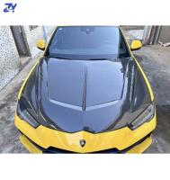China 2024-2025 New Conditions for Lamborghini Dry Carbon Fiber Engine Cover with Ventilation Holes for sale
