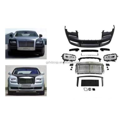 China Wholesale Original Car Parts for Rolls Royce Ghost 2010-2015 Upgrade to 2018 Body Kit Front Bumper Grills Hood Spare Assembly for sale