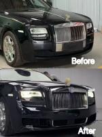 China Wholesale Original Car Parts for Rolls Royce Ghost 2010-2015 Upgrade to 2018 Body Kit Front Bumper Grills Hood Spare Assembly for sale