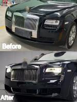 China Wholesale Original Car Parts for Rolls Royce Ghost 2010-2015 Upgrade to 2018 Body Kit Front Bumper Grills Hood Spare Assembly for sale