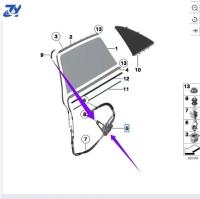 China Suitable for Rolls-Royce Ghost 10-18 accessories high-quality rear door curtain motor bracket rear gear curtain bracket for sale