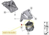 China For Rolls-Royce Phantom Engine Mounted 22116765320 High-quality Engine Motor Bracket for sale