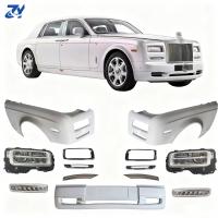 China For Rolls-Royce Phantom 6th Generation Upgraded to Type 7 Fiberglass Car Front Bumper Fender Headlight Body Kit for sale