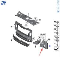 China Air Duct Brake Vent Pipe For Rolls-Royce Ghost 2010-2018 51747301409 51747301410 51747301408 51747301407 for sale