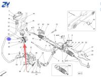 China High‑Quality Power Steering Pump OEM 7617955170 268447 000268447 Replacement Part For Maserati Ghibli for sale