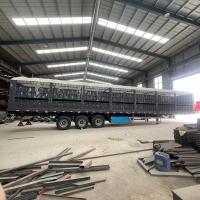 China 3-4 Axles 40ft Freight Semi-Trailer Transport Livestock Fence And For Truck Trailer for sale